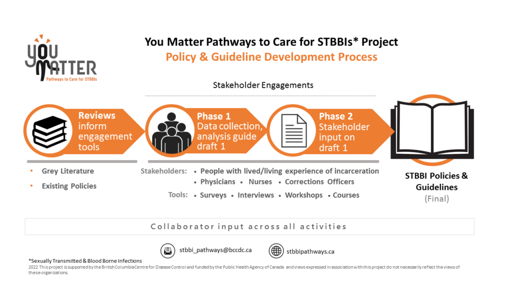 STBBI Policy and Guideline Development for BC Corrections | You Matter Lab